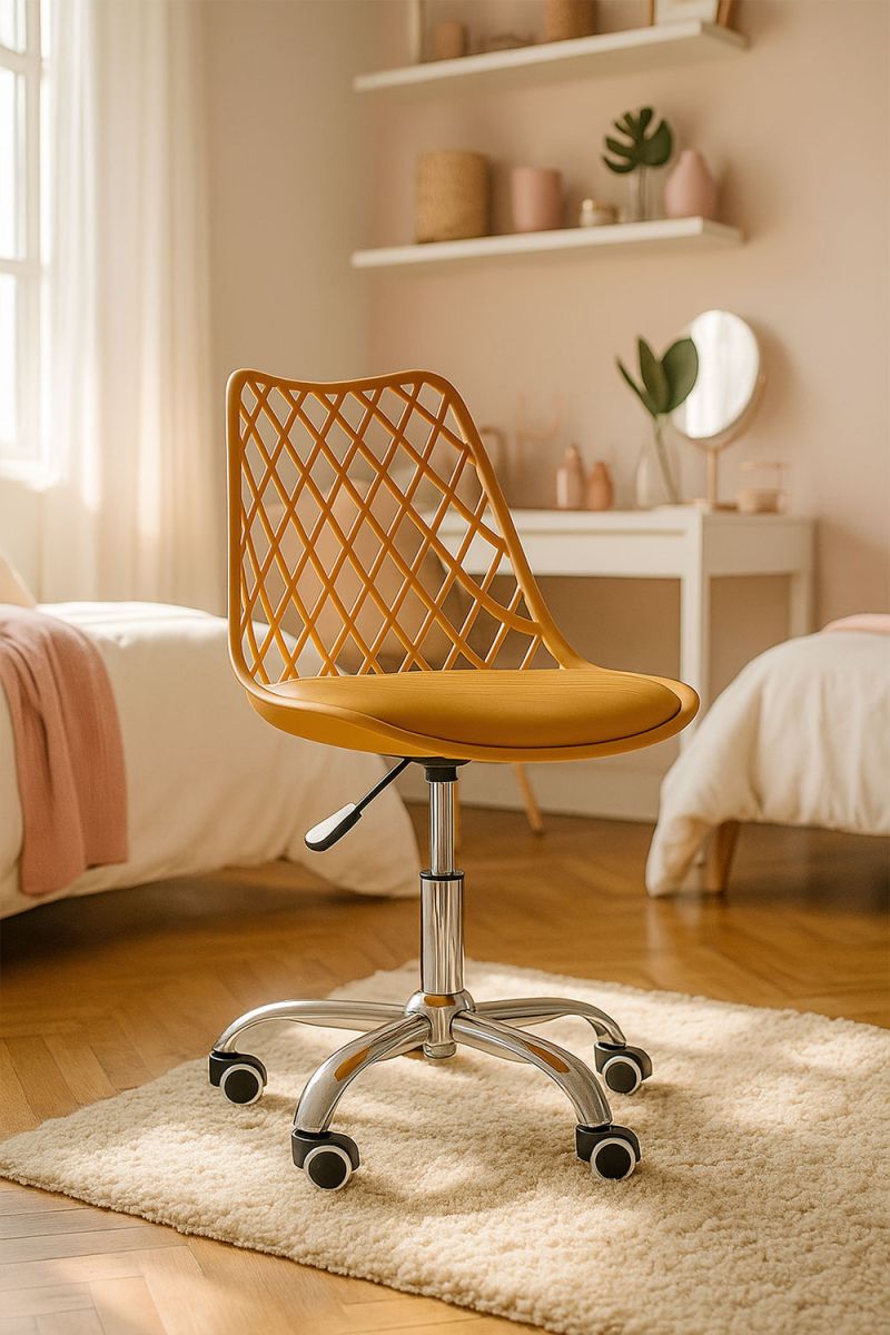 Silla Mima Office - Mostaza | Leroy Merlin