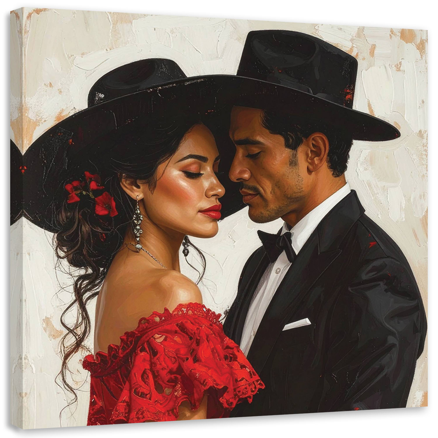 Image sur Toile Couple amoureux Amour 50x50 | Leroy Merlin