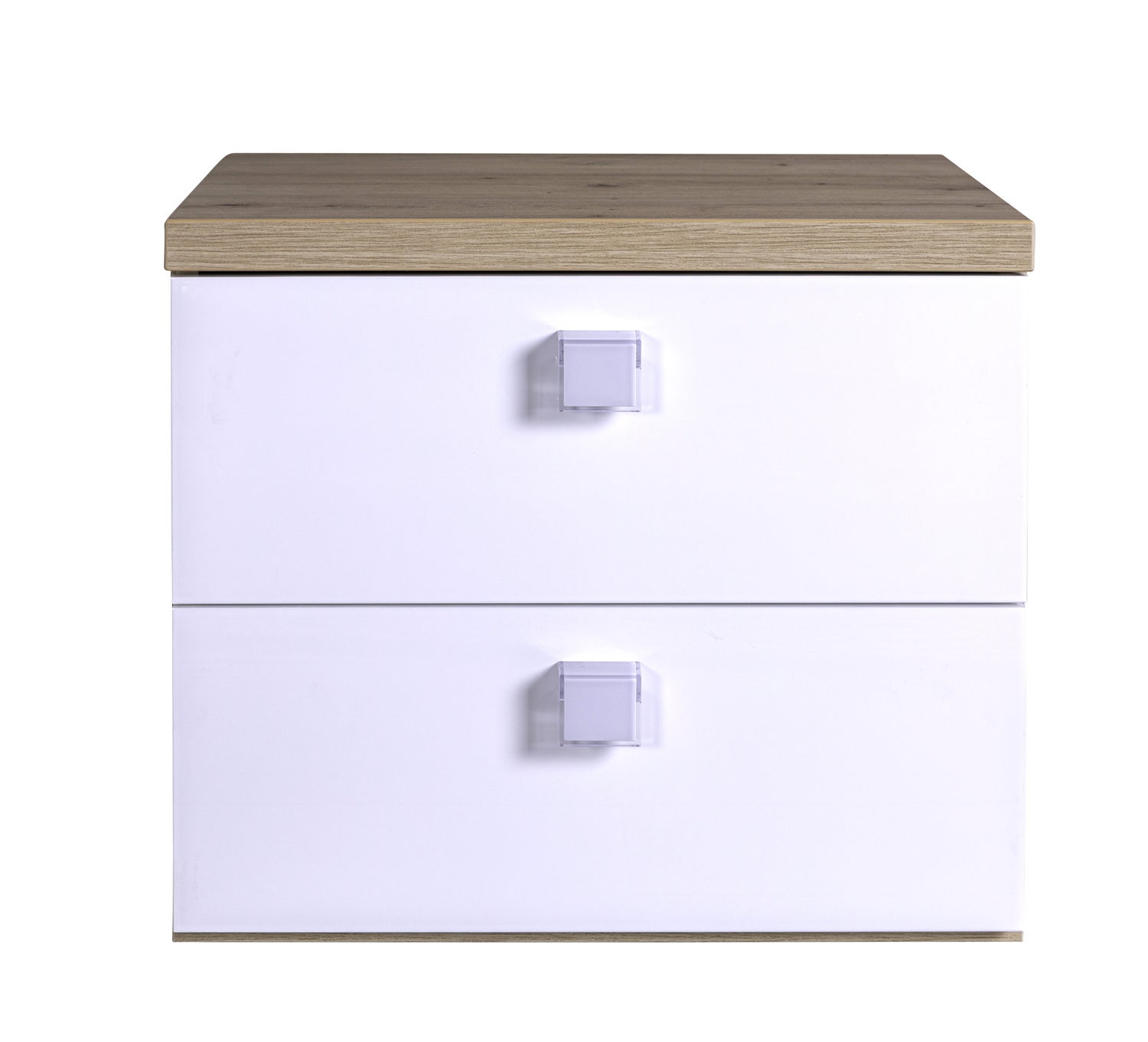 COMPOSAD | Table de chevet ligne GLOBO avec 2 tiroirs, table de chevet ...