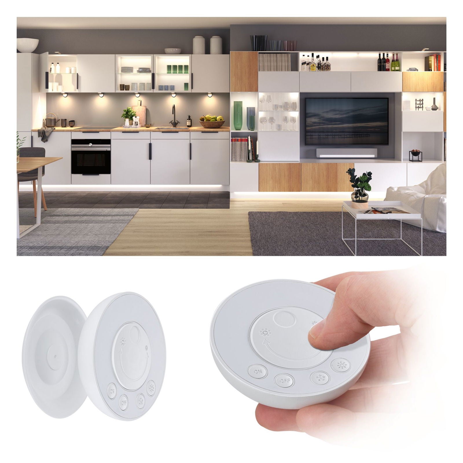 Clever Connect Accessoires Switch Bowl Tunable White Blanc dépoli | Leroy Merlin