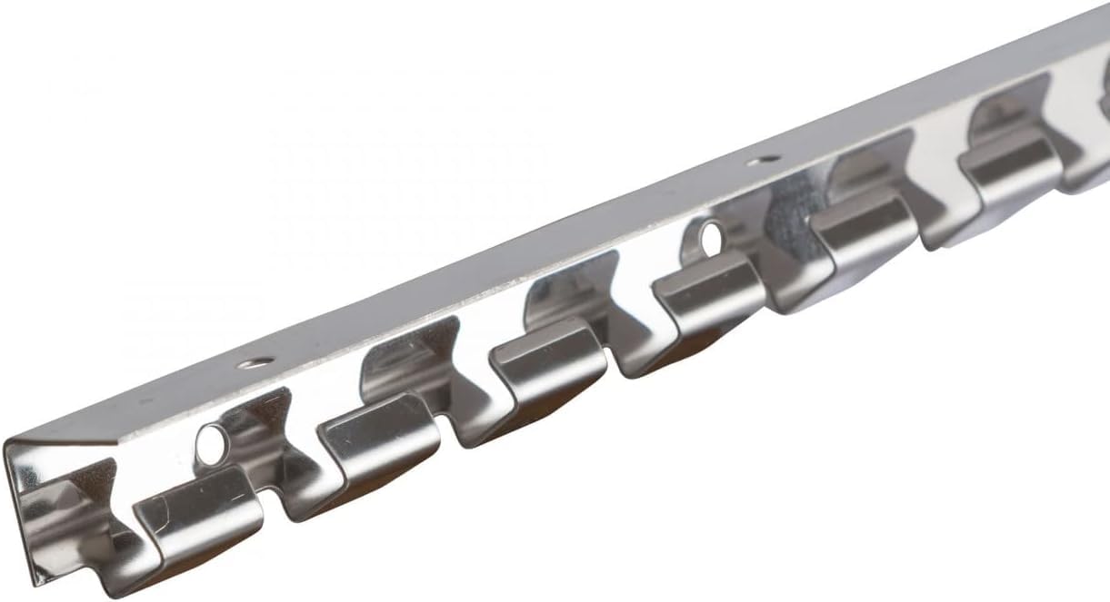 Placa y contraplaca de acero inoxidable de 1,96M para fijar tiras de ...