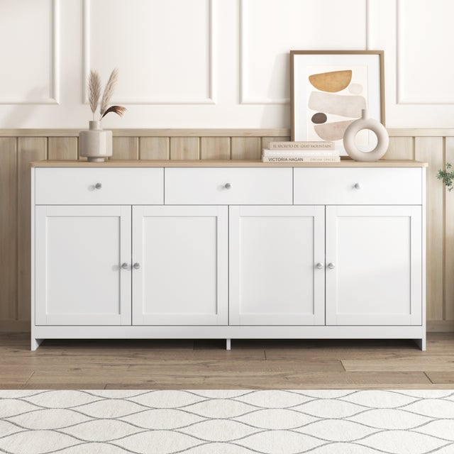 Buffet chene 4 portes au meilleur prix | Leroy Merlin