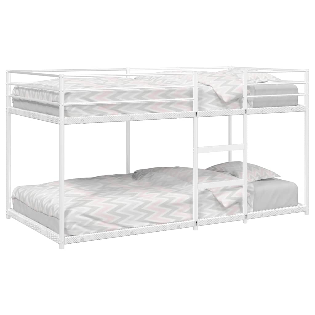 Lit simple | Lit adulte | Lit superposé sans matelas blanc 75x190 cm ...
