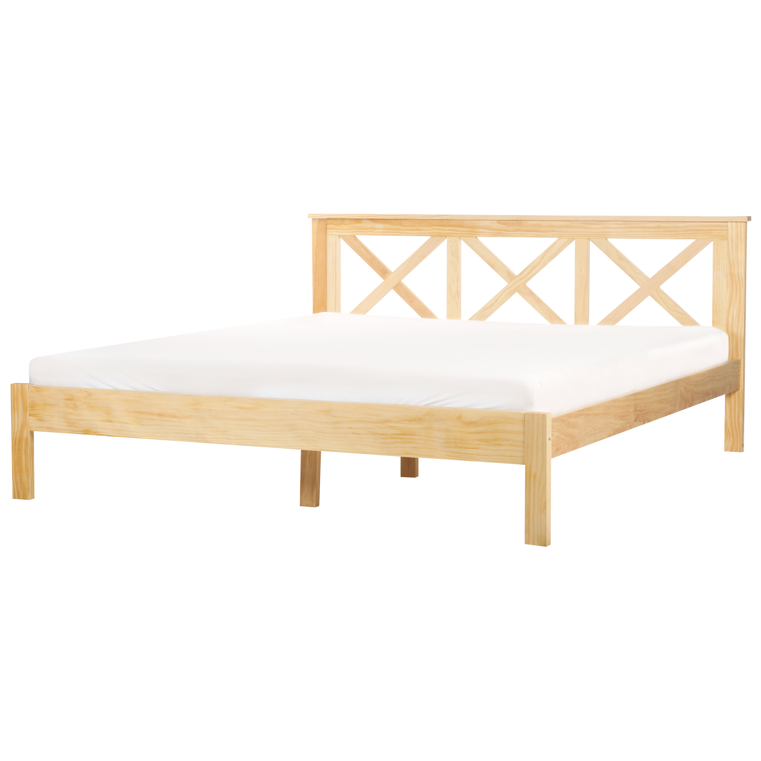 Letto Legno TANNAY 180 x 200 cm Legno chiaro | Leroy Merlin
