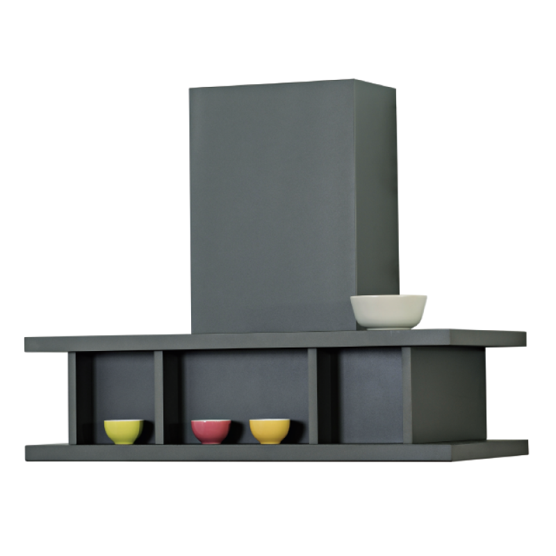 Hotte aspirante STYLE INDUSTRIEL en inox bruni 120 cm | Leroy Merlin