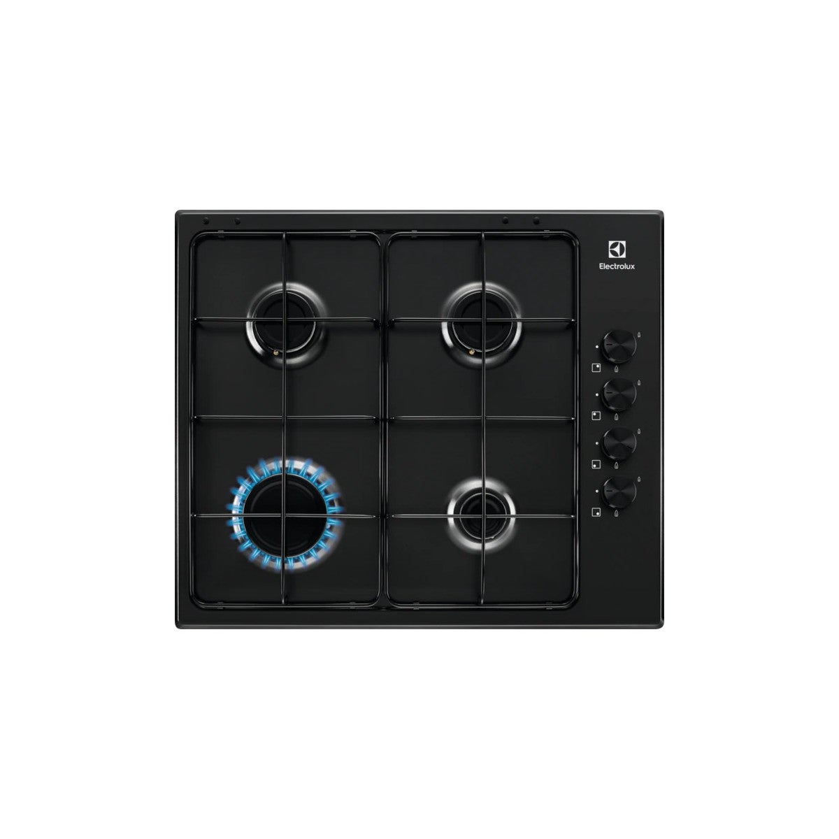 Electrolux KGS6404B Noir Encastrable 59,5 cm Gaz 4 Brûleurs | Leroy Merlin