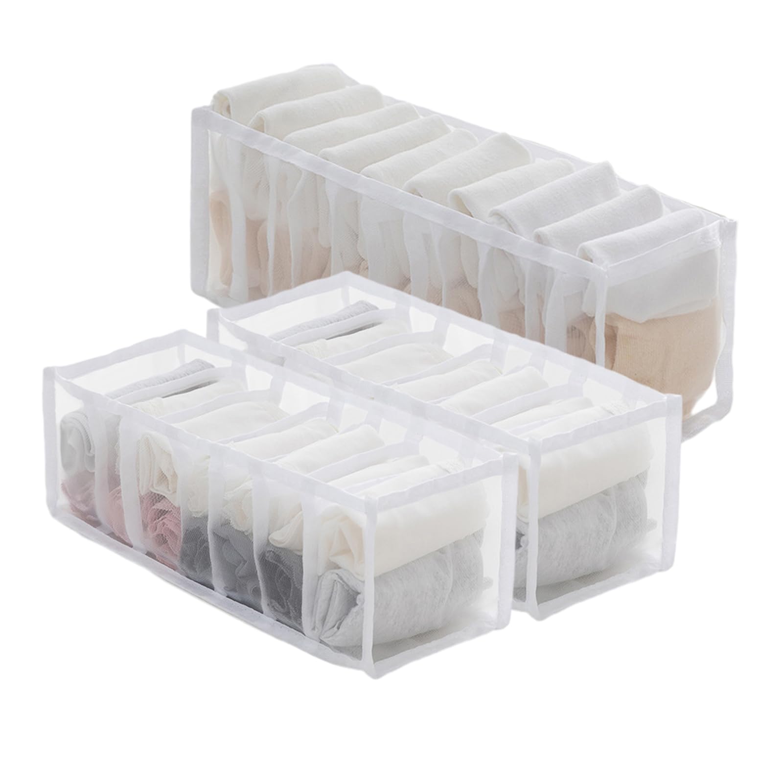 Organizador de Cajón Plegable 3 Piezas para Ropa Interior,Calcetines ...