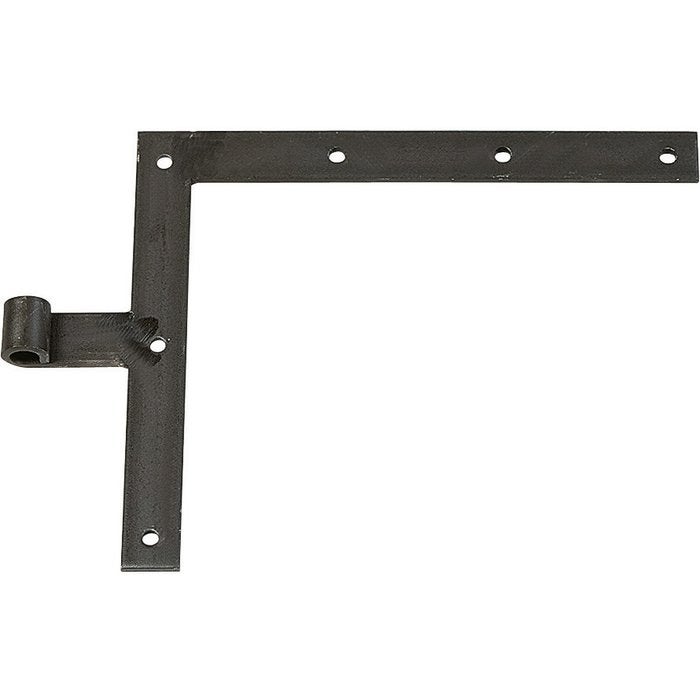 Penture équerre noire droite / gauche à bout droit - 250 x 300 mm - Axe ...