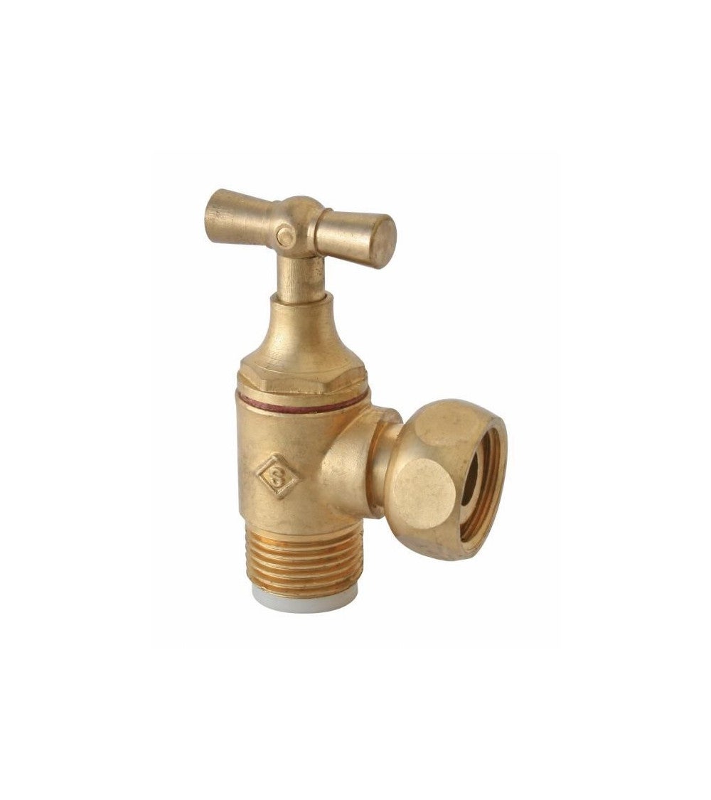 SOMATHERM Robinet WC équerre a clapet - Laiton - Type brut Ø 3/8 ...