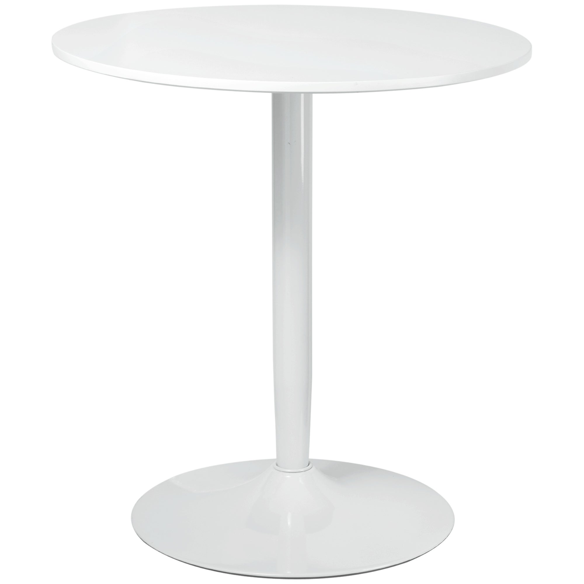 Table à manger ronde Ø70 x 75 cm, table de cuisine moderne pour 2 ...