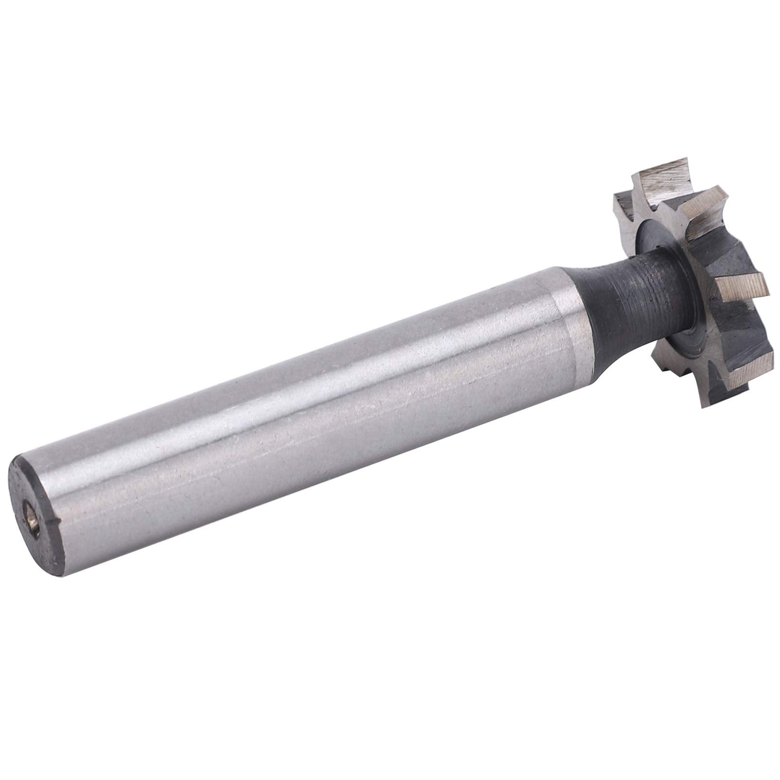 Fraise à clavette Woodruff HSS à tige droite pour rainure en T 4 x 19 x ...