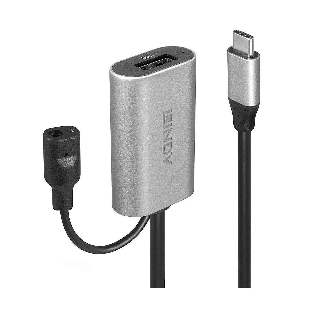 Lindy 43270 cable USB USB 3.2 Gen 1 (3.1 Gen 1) 5 m USB C USB A Plata ...