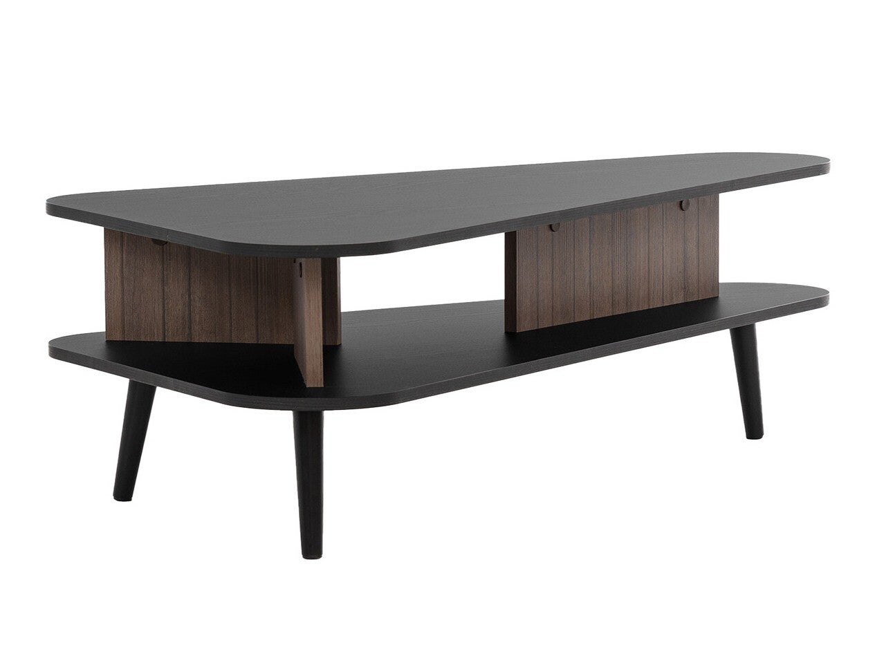 Table basse Providence S113, Graphite, Bois sombre, 40x57x100cm ...
