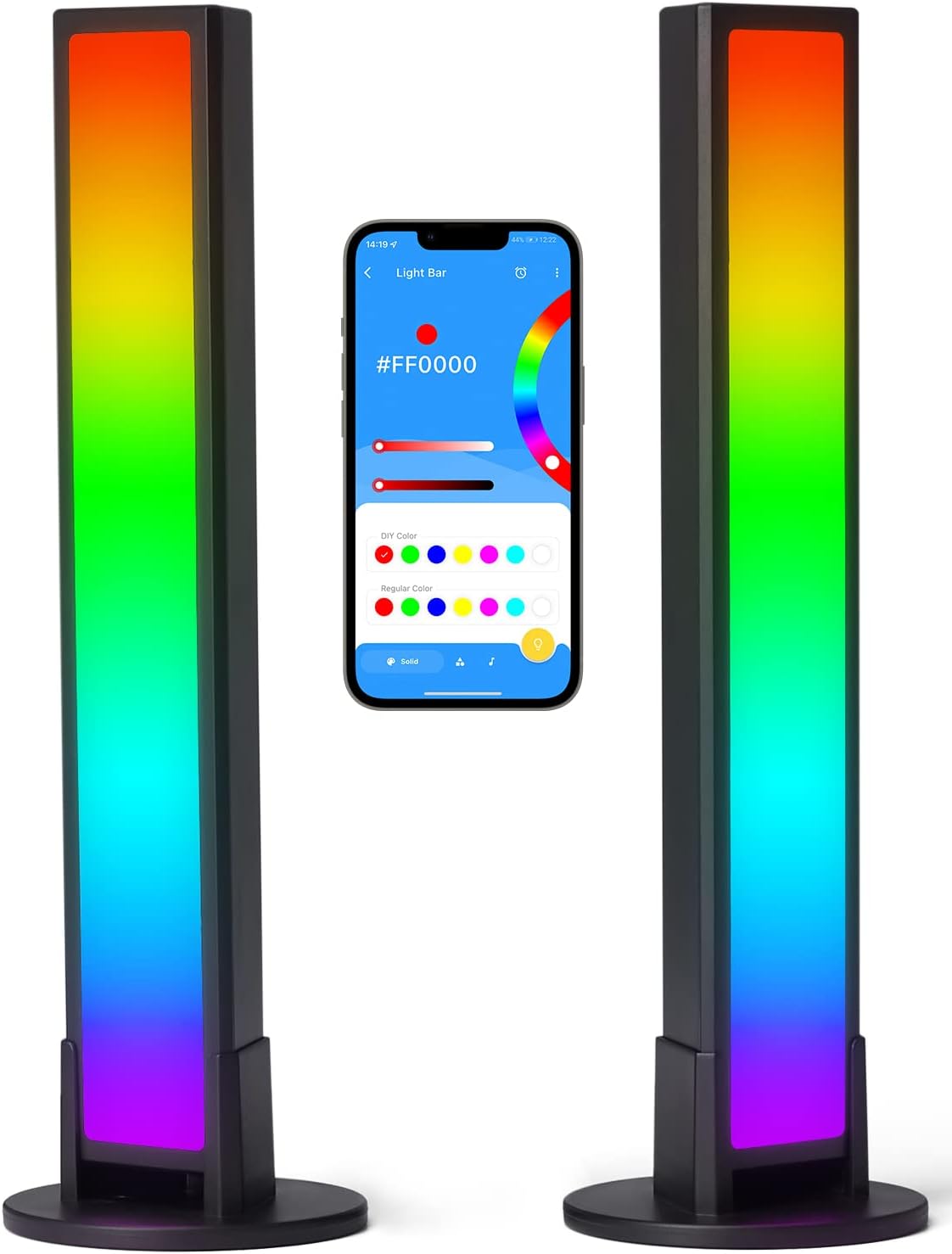 Lampe LED avec Effets D'éclairage Multiples et Modes Musicaux | Leroy ...