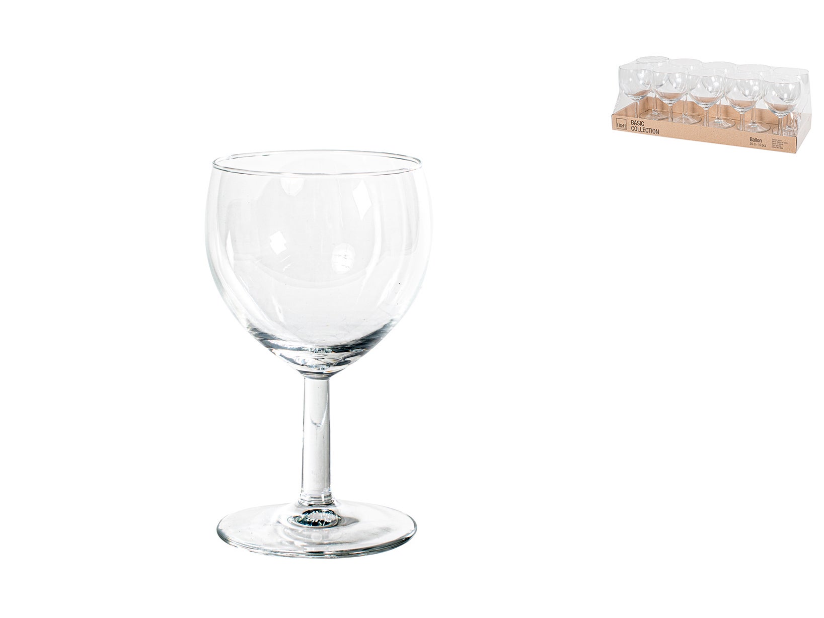 H&H Ballon Set 10 Calici Flute, 25cl, Vino e Acqua | Leroy Merlin