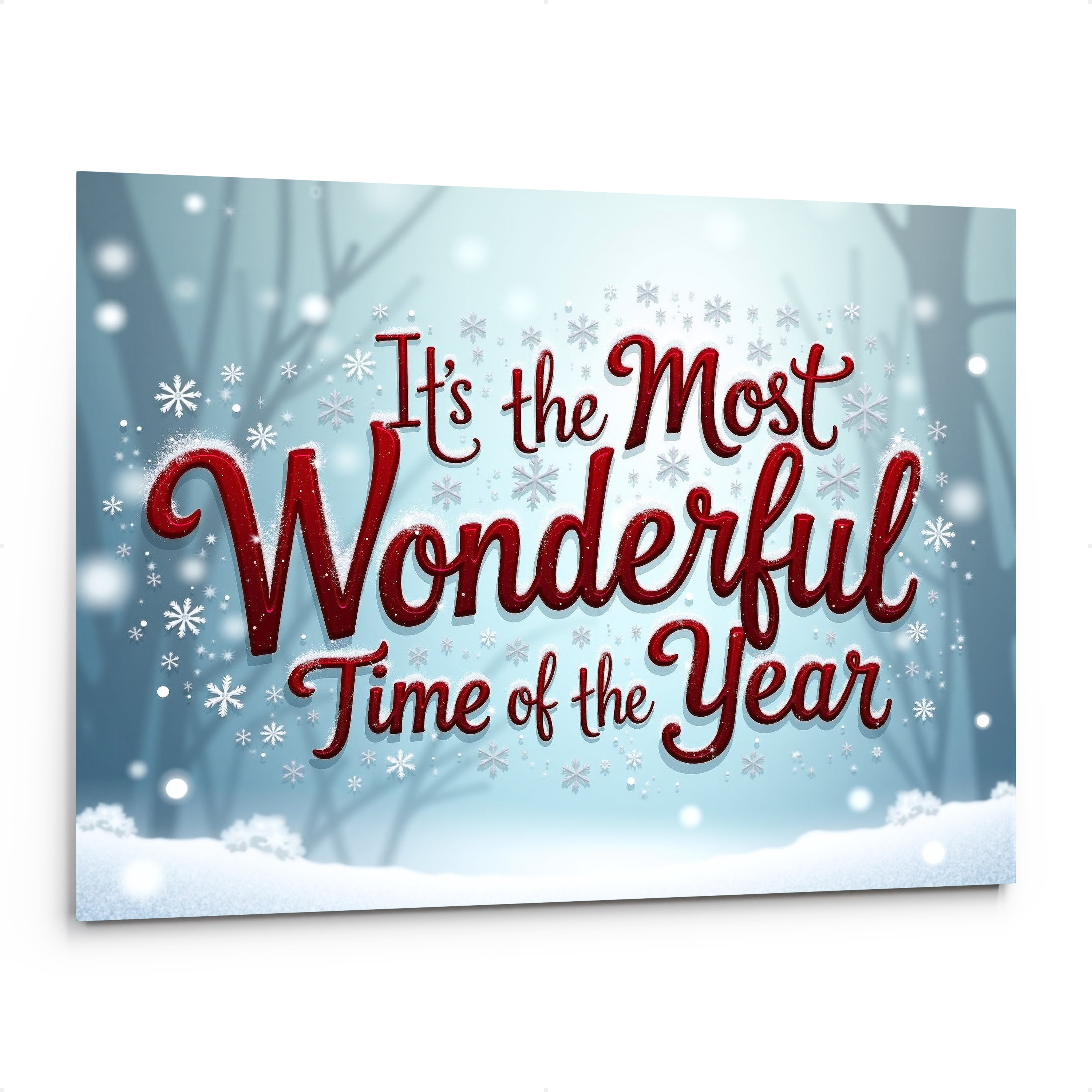 Tableau Noël en mots - Décoration de Noël - 40x30 cm | Leroy Merlin