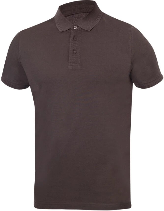 Polo Homme 100% coton piqué - Marron - Taille XL | Leroy Merlin