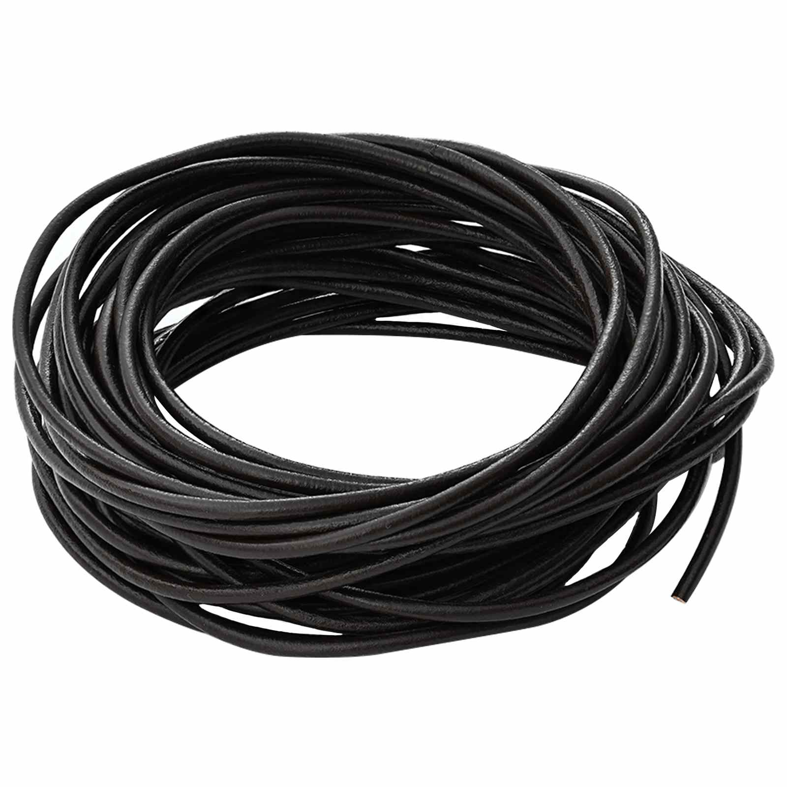 Corde en Cuir Marron foncé Ø2,5 mm x 10 m Cuir vidaXL | Leroy Merlin