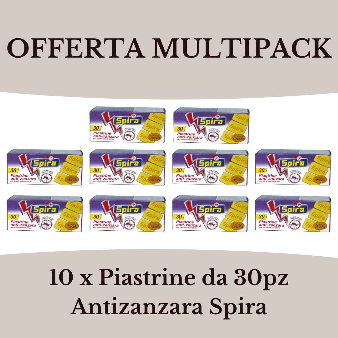 Spira Piastrine Antizanzare Profumazioni Assortite da 30pz, Offerta ...