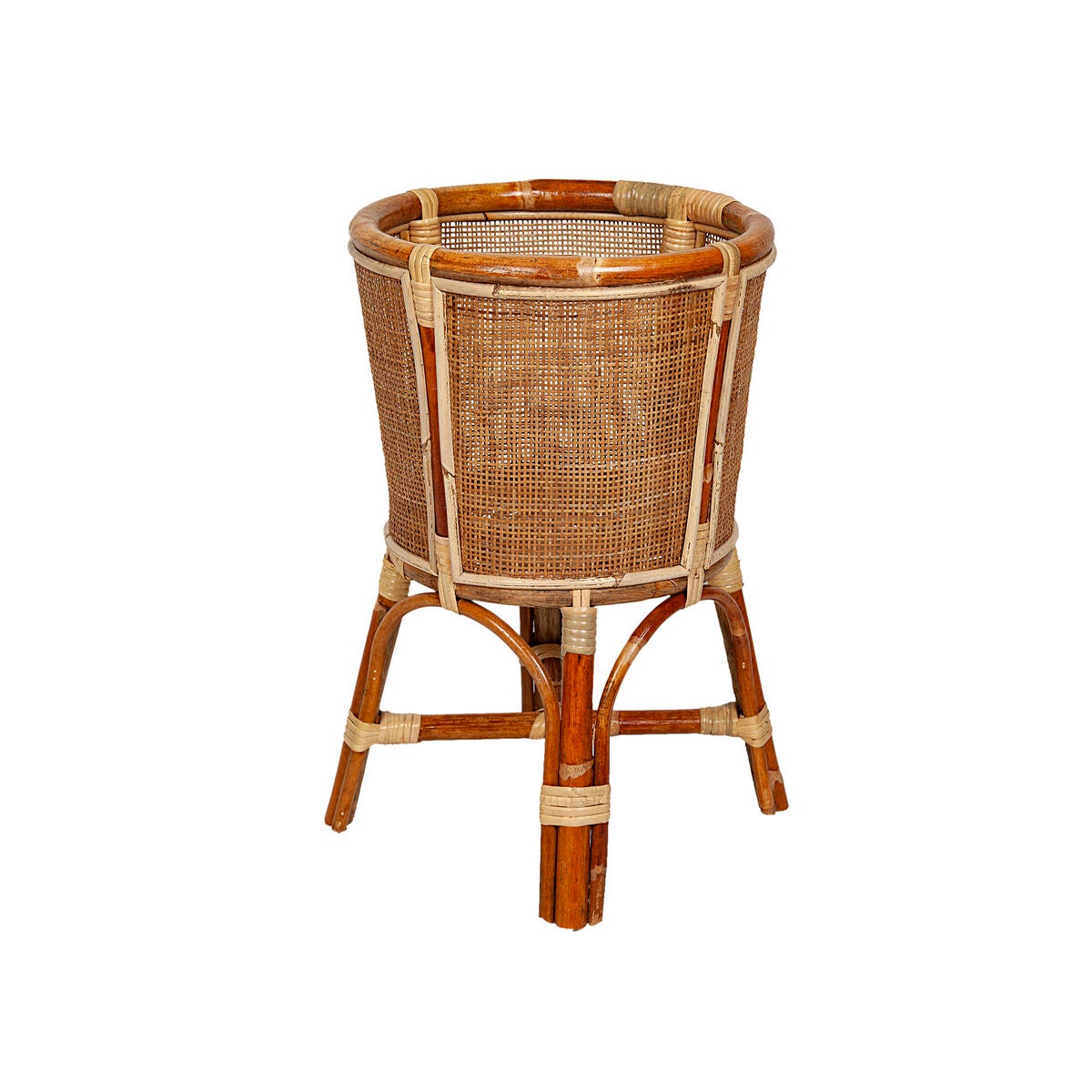 Macetero Romimex Natural Ratán 35 x 55 x 35 cm Patas | Leroy Merlin