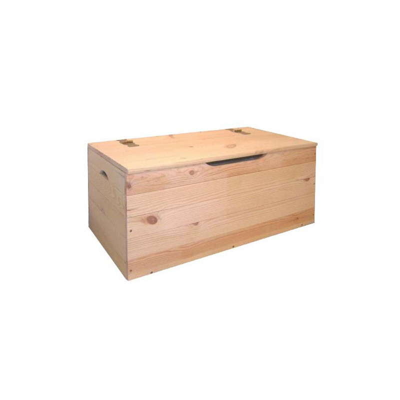 Baúl Baúl de Abeto Macizo Carry Everything Alberiamo Maxi 100x40x50 cm ...