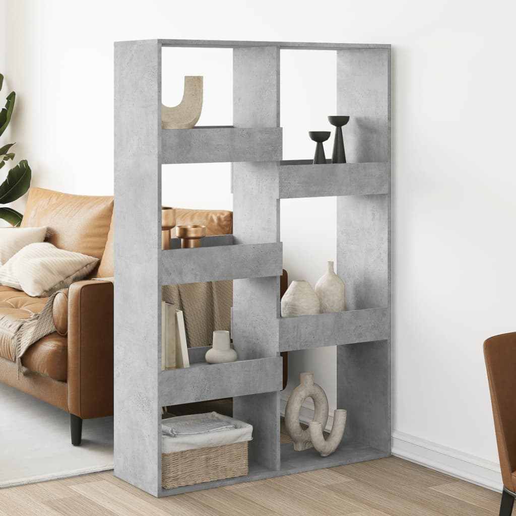 Cloison de séparation gris béton 100x33x155,5cm bois ingénierie vidaXL ...