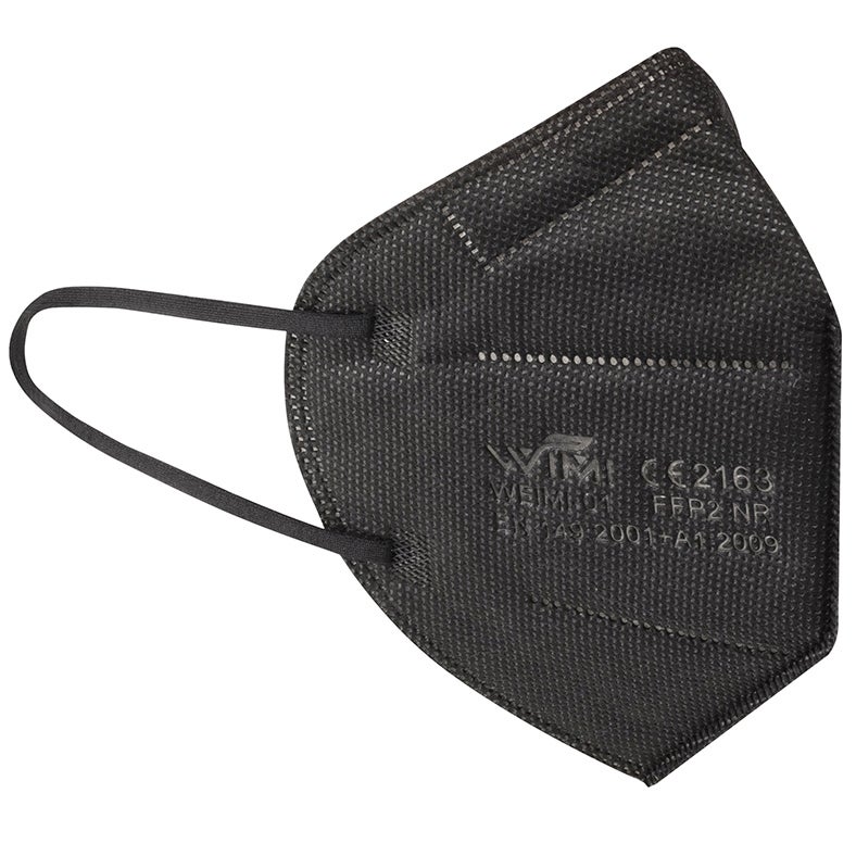 MASCARILLA FFP2 PLEGABLE NEGRA WIMI/WEIMI-01 | Leroy Merlin