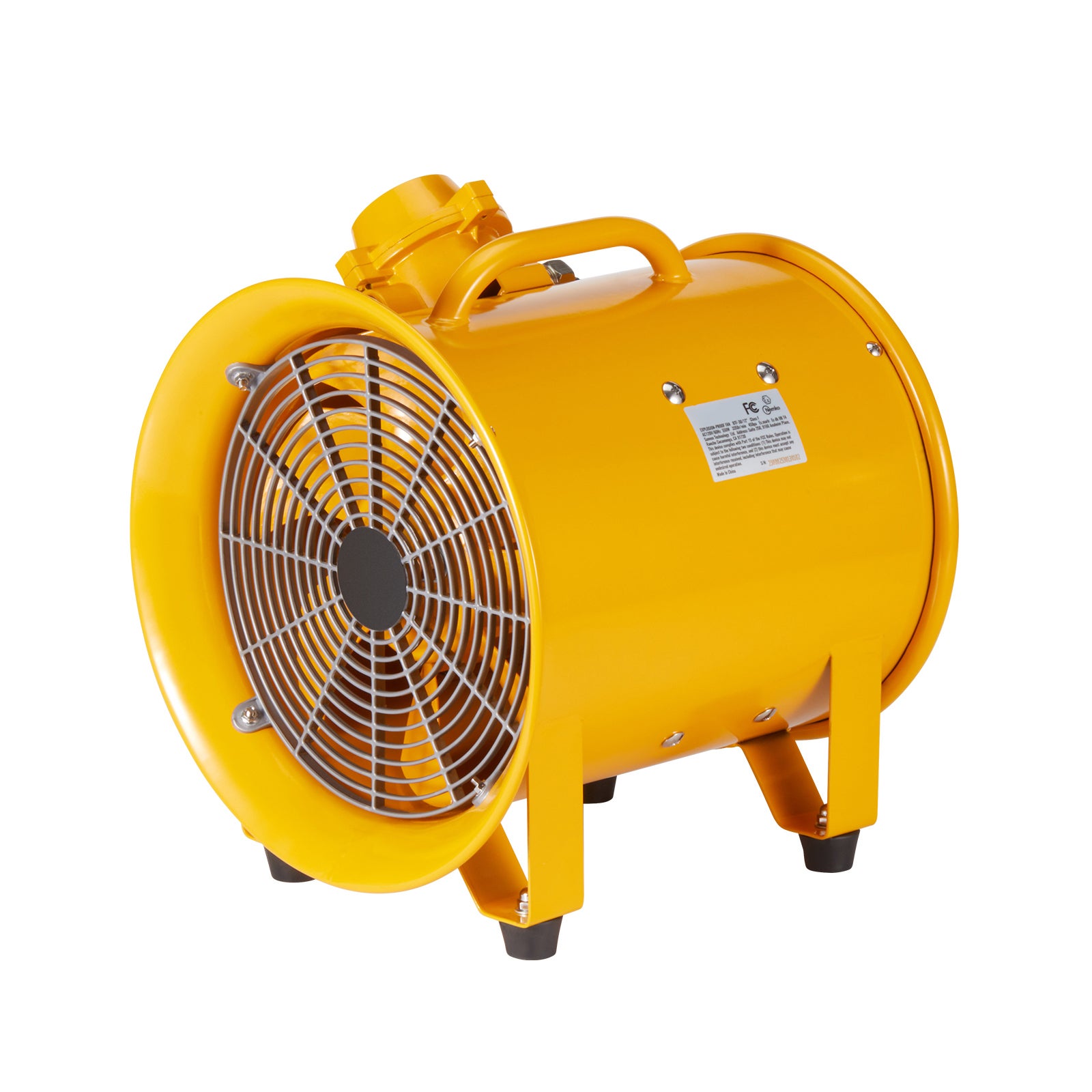 Ventilador portátil, ventilador cilíndrico 304,8 mm, extracción potente ...