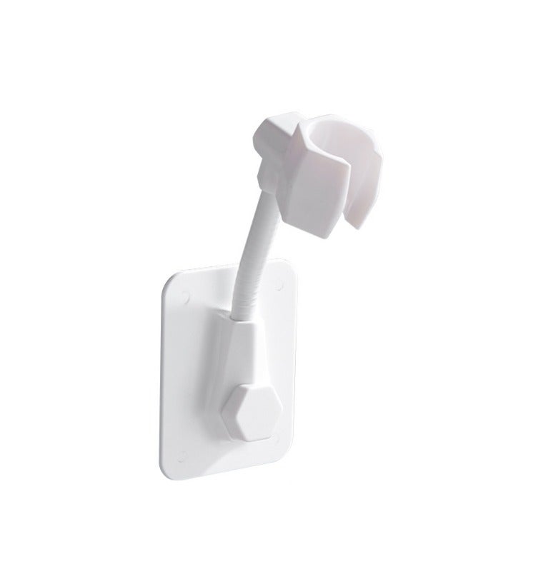 Support de douche universel blanc, support de pommeau de douche mural ...