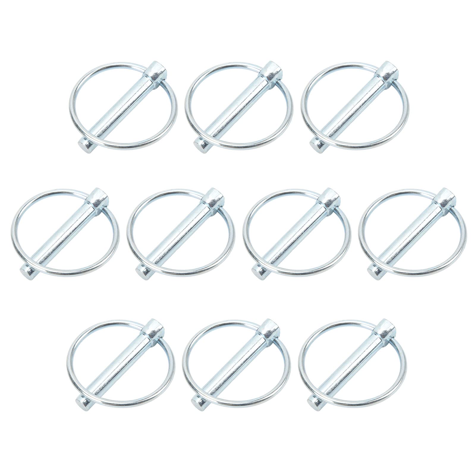 Lot de 10 clips de fixation pour bagues annulaires en acier au carbone ...
