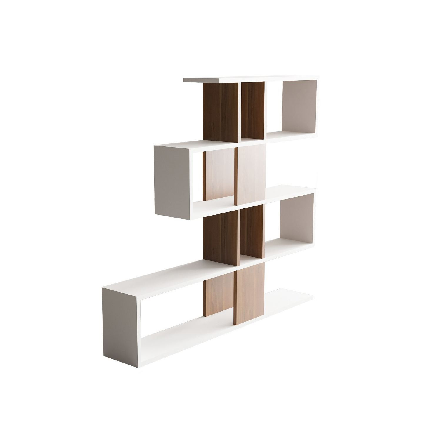 Libreria in legno "Karlin" - 120 x 20 x 109 cm - Bianco | Leroy Merlin