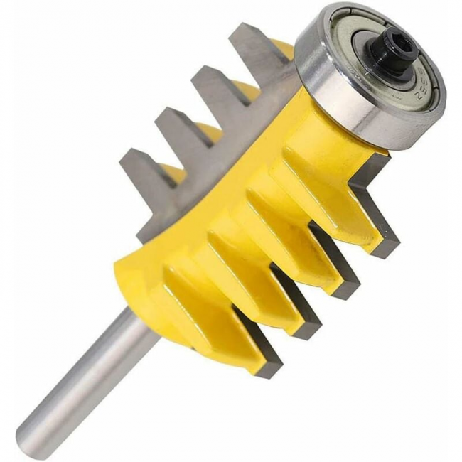 8 Mm Shank Rail Finger Réversible Joint Router Colle Bit Cône Tenon ...