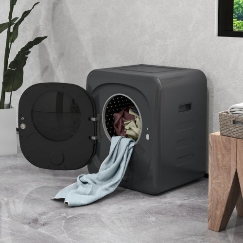 Secadora compacta 4 kg con pantalla táctil LED, 6 programas, 60°C, 800W ...