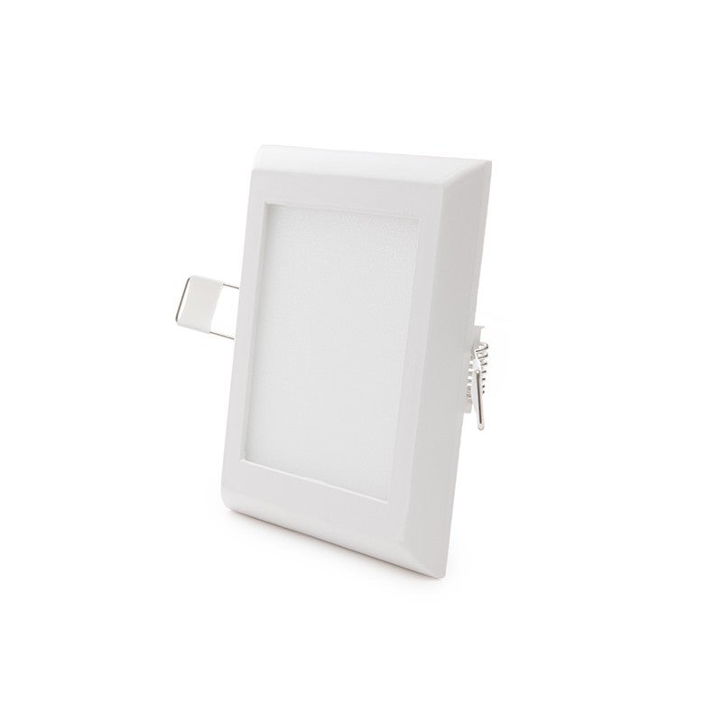 Plaque LED 6W 439Lm 2700ºK Carrée 40 000H [GR-RD-NP-06-WW] | Leroy Merlin