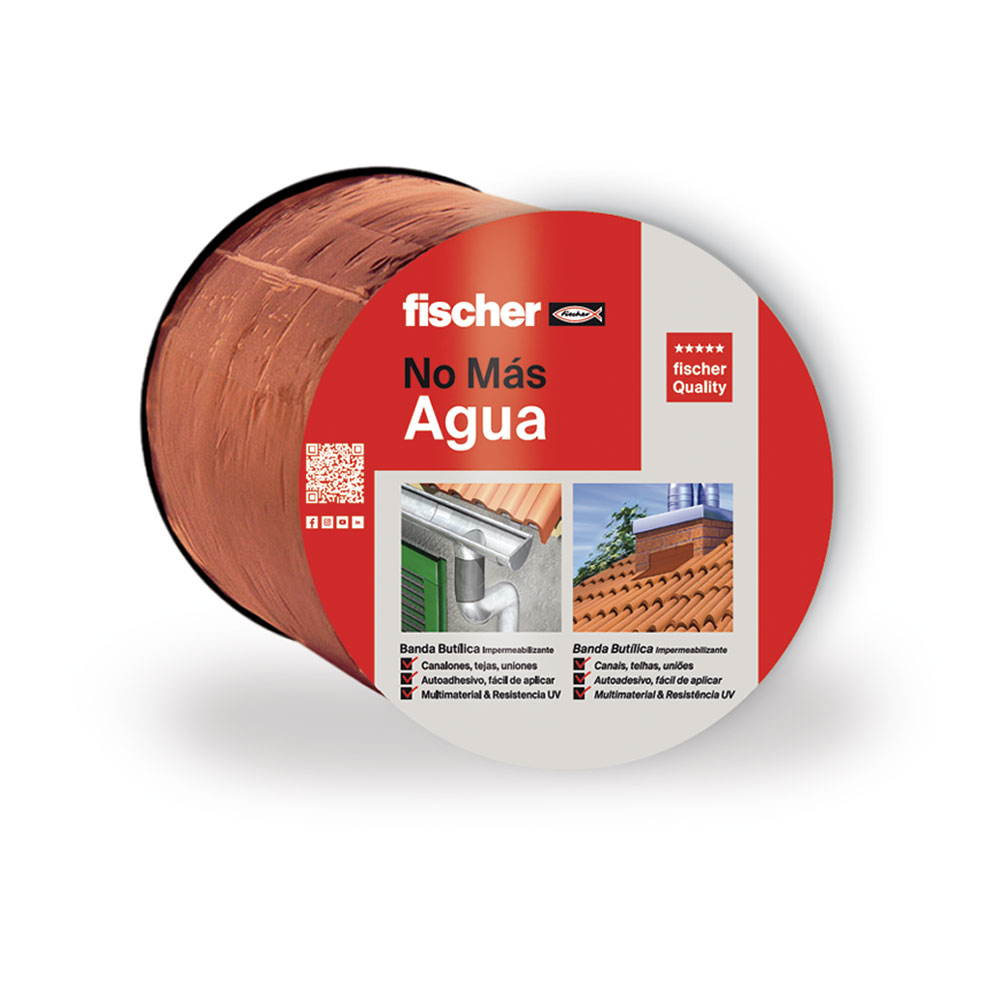Fascia in butile 10 cm x 10 m Terracotta | Leroy Merlin
