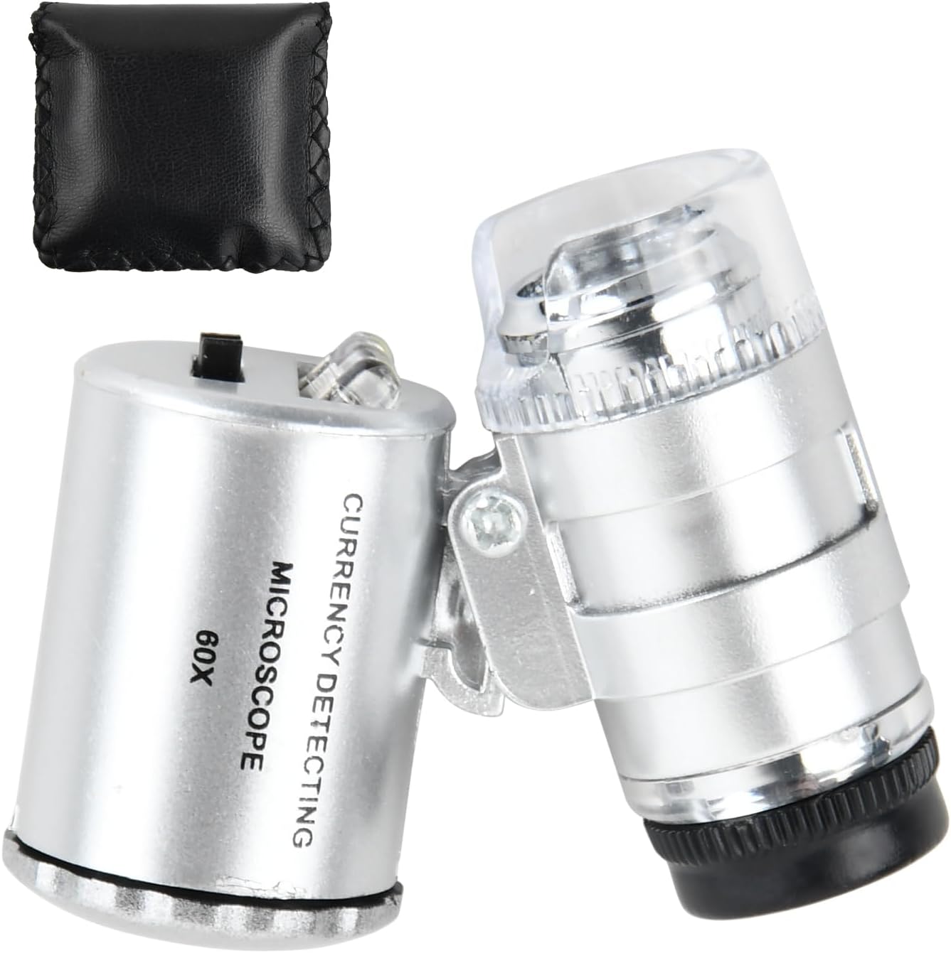 Microscope Portable 60X - Loupe Numérique LED, Lumière UV, Mini ...