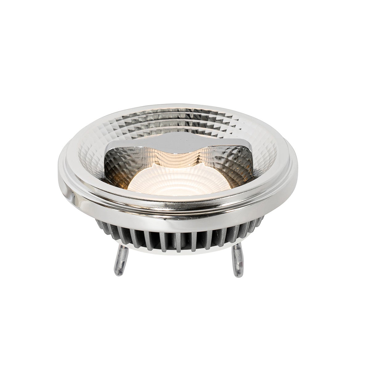 LUEDD Ampoule LED dimmable G53 AR111 12W 600lm 2700K | Leroy Merlin