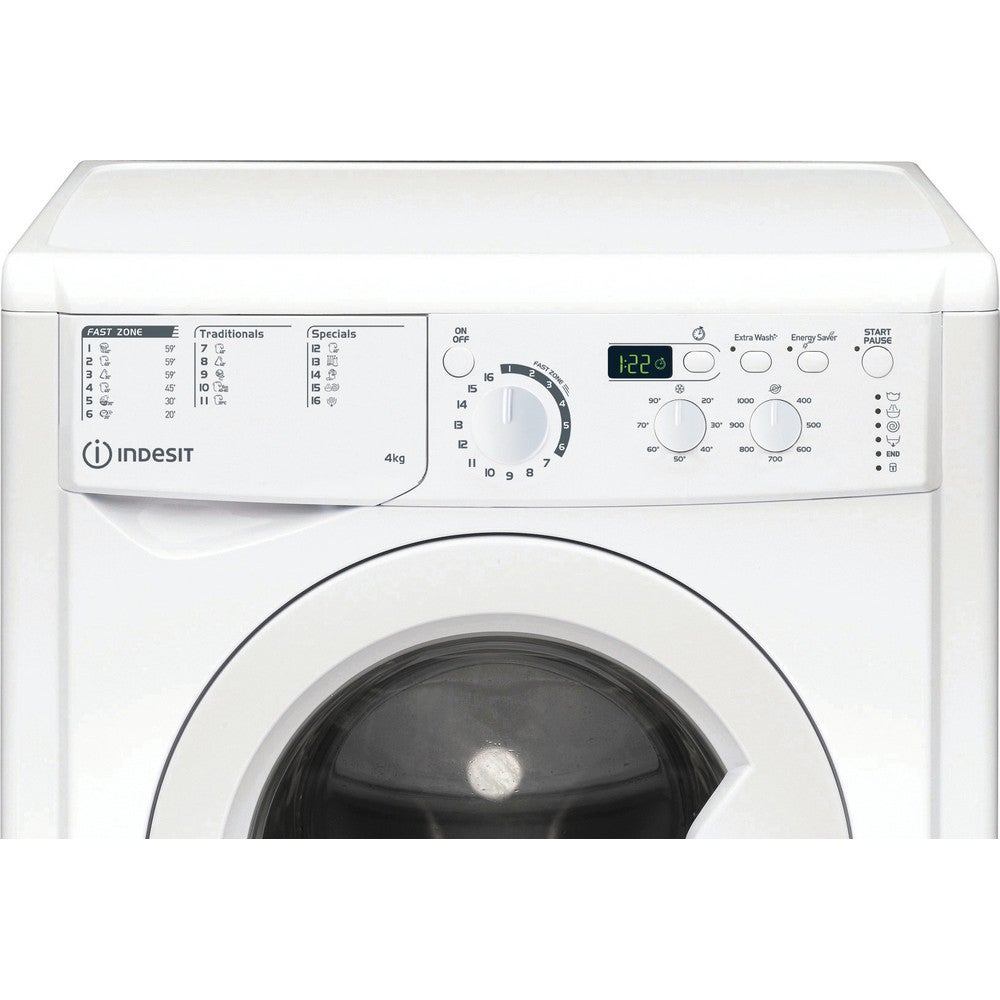 Indesit EWUD 41051 W EU N machine à laver Charge avant 4 kg 1000 tr/min ...