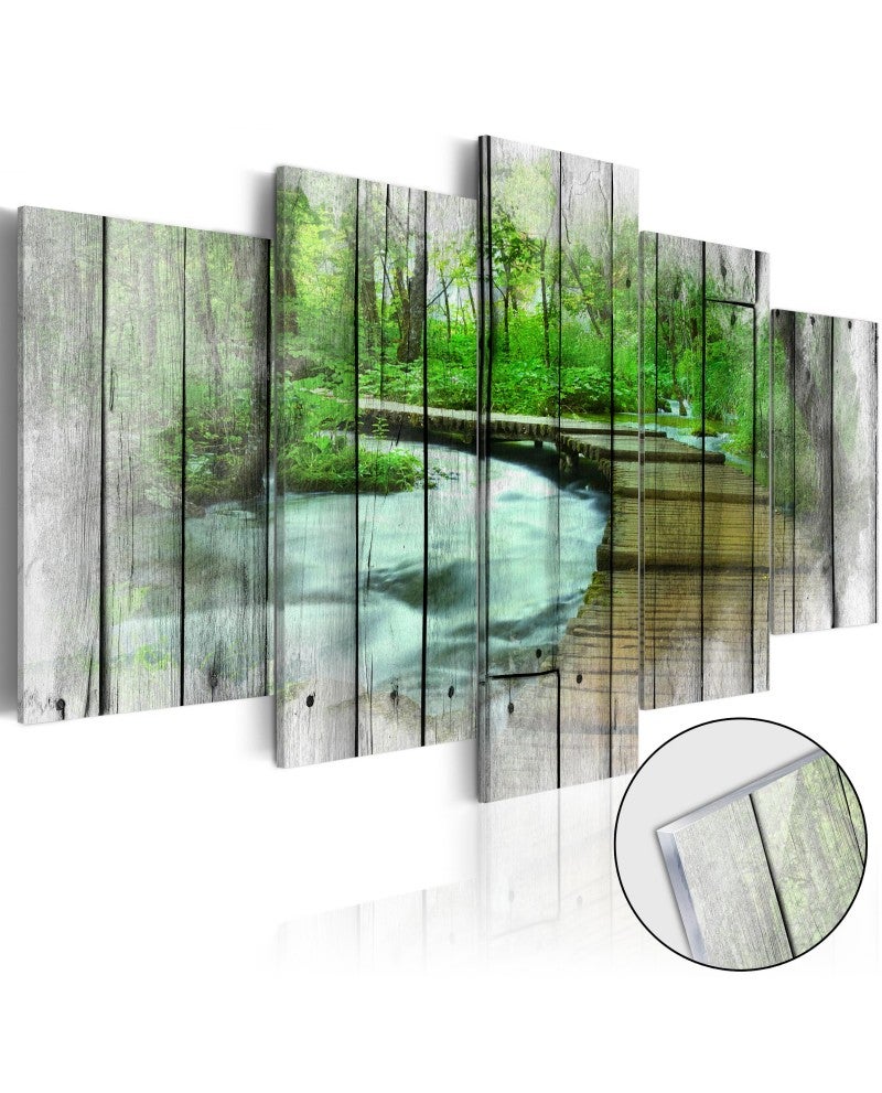 Tableau sur verre acrylique - Forest of Secrets [Glass] 200x100 | Leroy ...