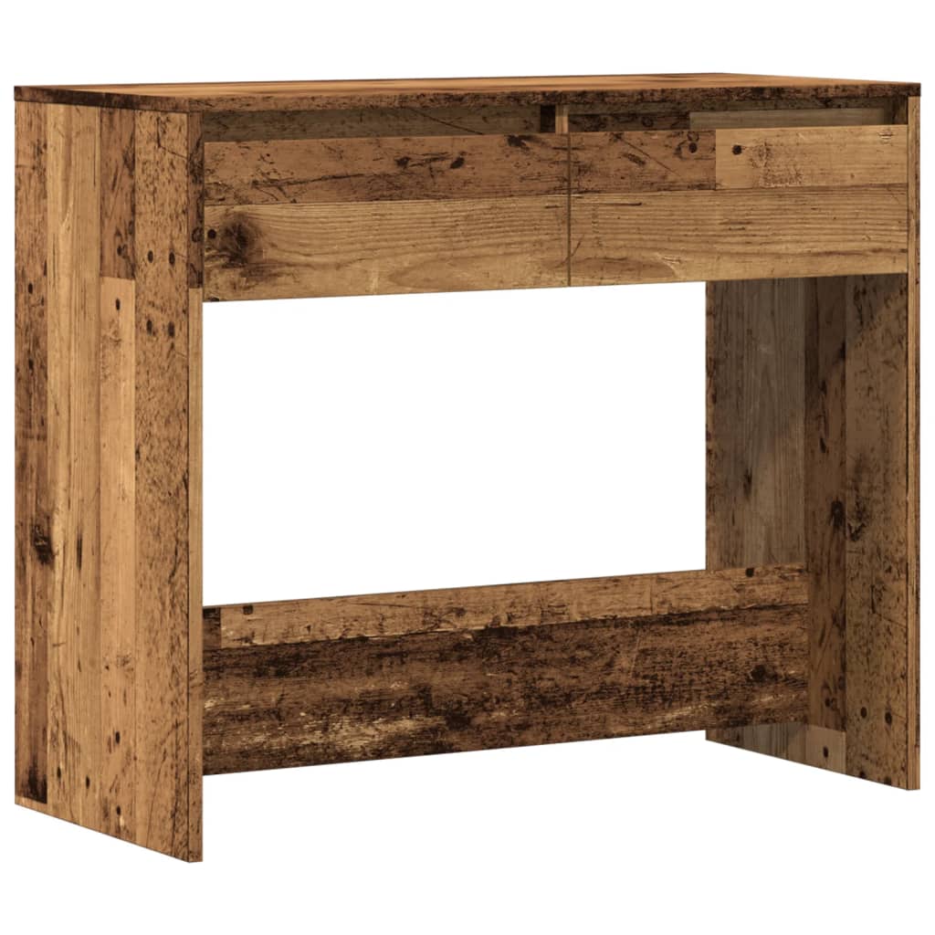 Consolle in legno ingegnerizzato, legno invecchiato, 89x41x76,5 cm ...