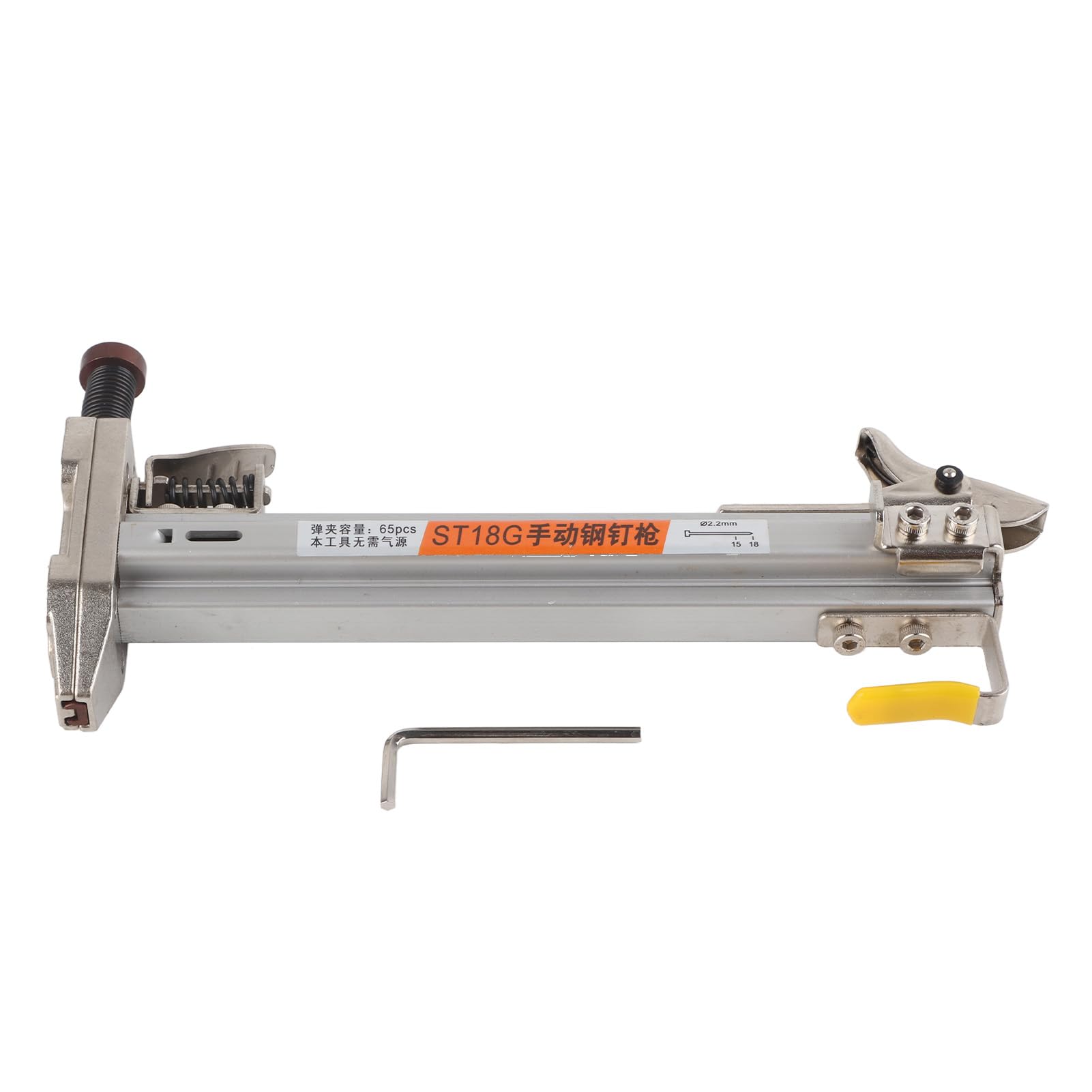 Clavadora manual para carpintería, pistola de clavos de acero ranurado ...