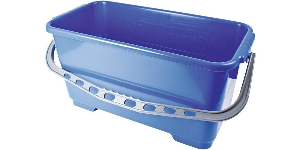 Nölle PROFI BRUSH Seau 22 l plastique bleu pour nettoyages de fenêtre ...