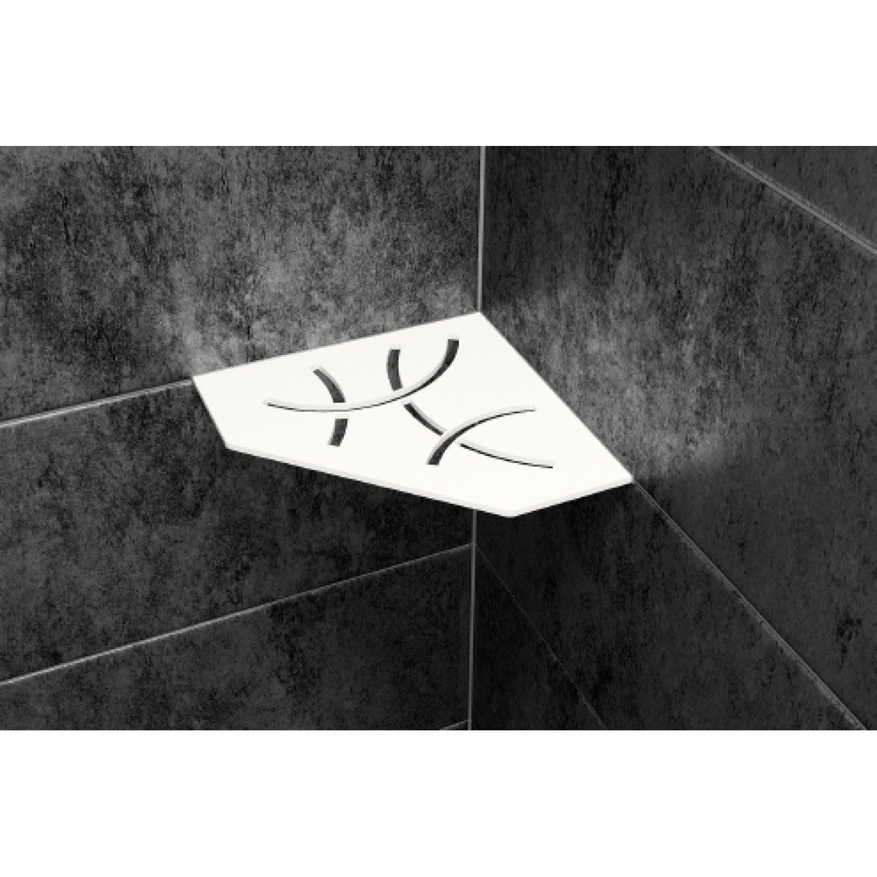 Tablette murale SHELF-E-S2 Curve Blanc Mat | Leroy Merlin