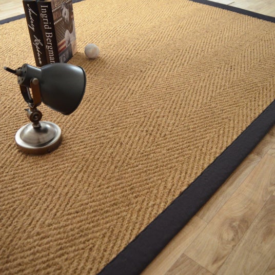 Tapis Coco - Paravan chevron - Ganse coton noire - 80 x 150 cm | Leroy ...