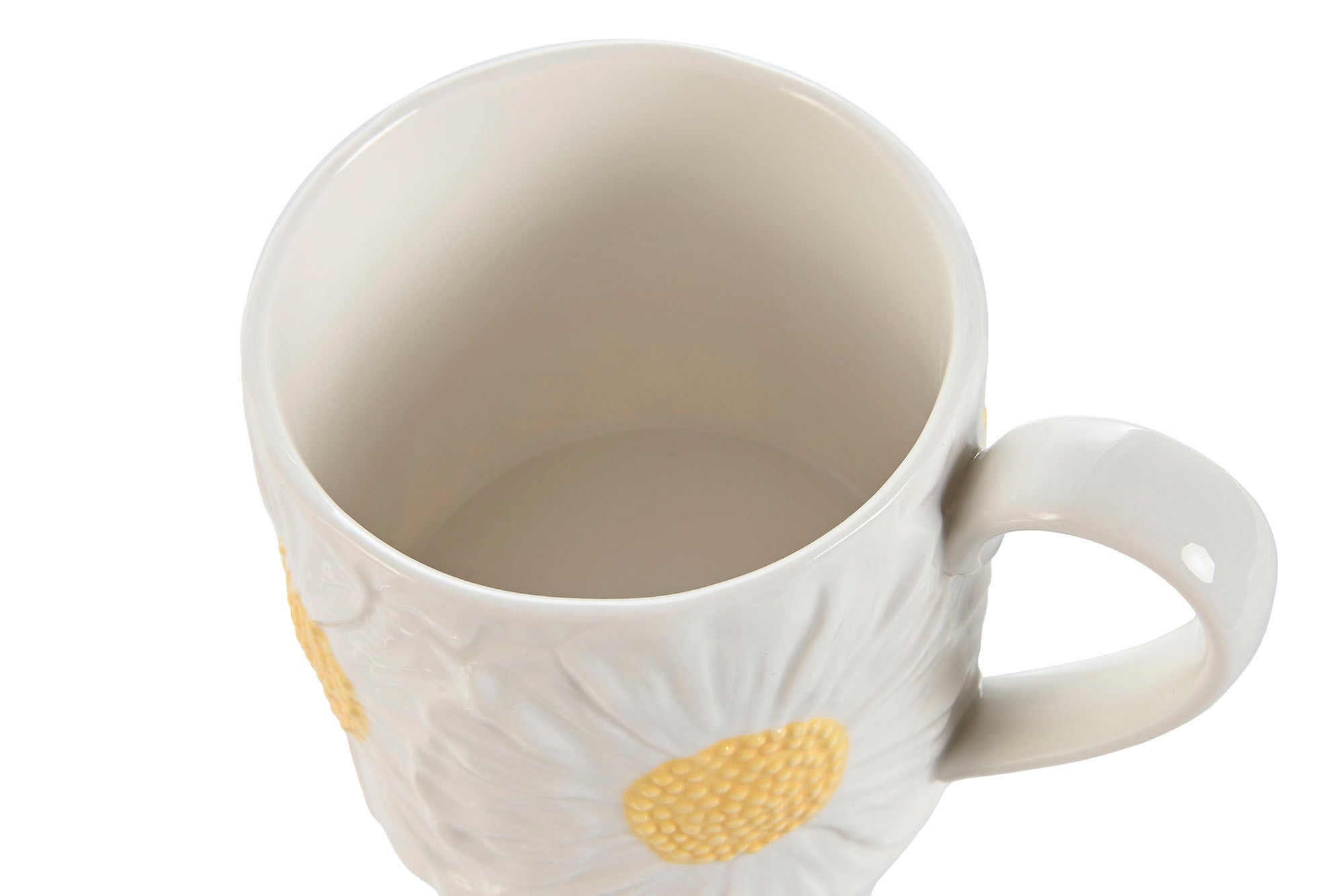 MUG PORCELANA 14X9X9,3 430ML MARGARITAS RELIEVE | Leroy Merlin