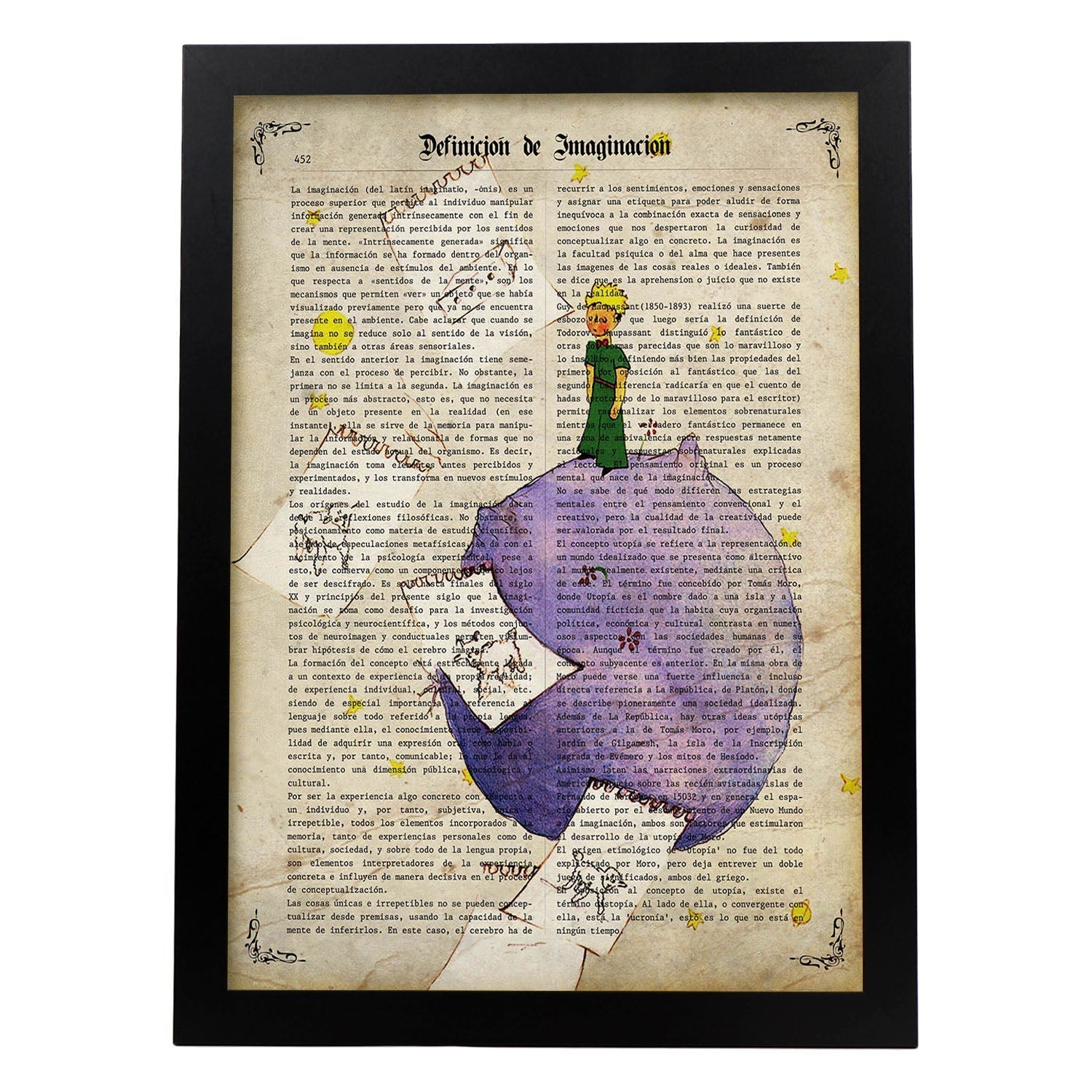 Poster Del Principito Para Ninos Pequenos. Lamina De Principito Con ...