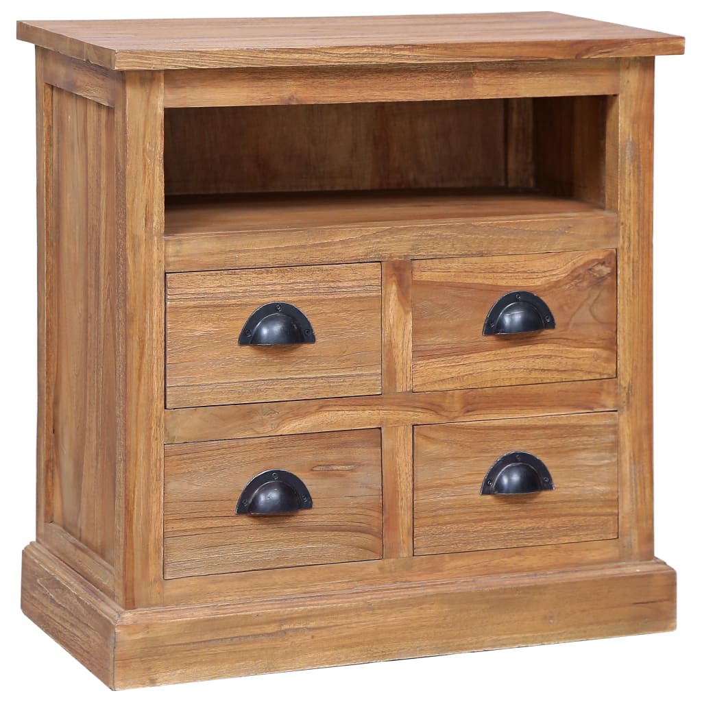 Armoire latérale 60x30x60 cm Teck solide | Leroy Merlin