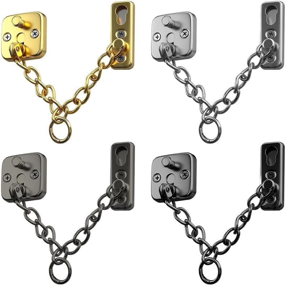 Chaîne de porte en acier inoxydable avec design antivol et verrou de ...