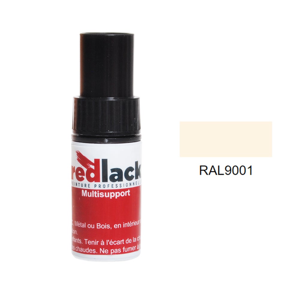 Bote pintura retoque Blanco crema RAL 9001 Multisoporte mate Redlack ...