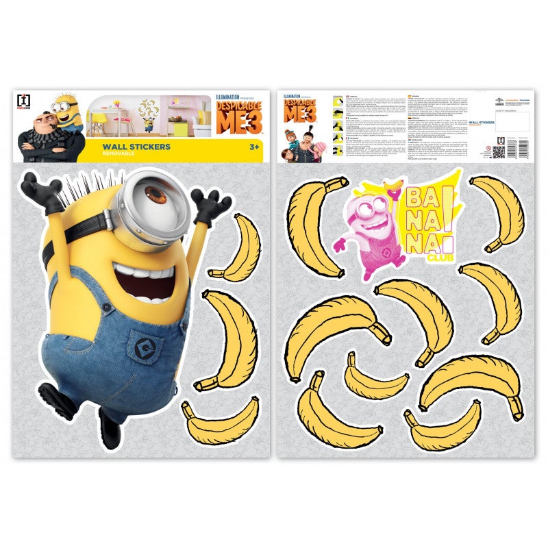 Stickers geant Bananas Les Minions | Leroy Merlin